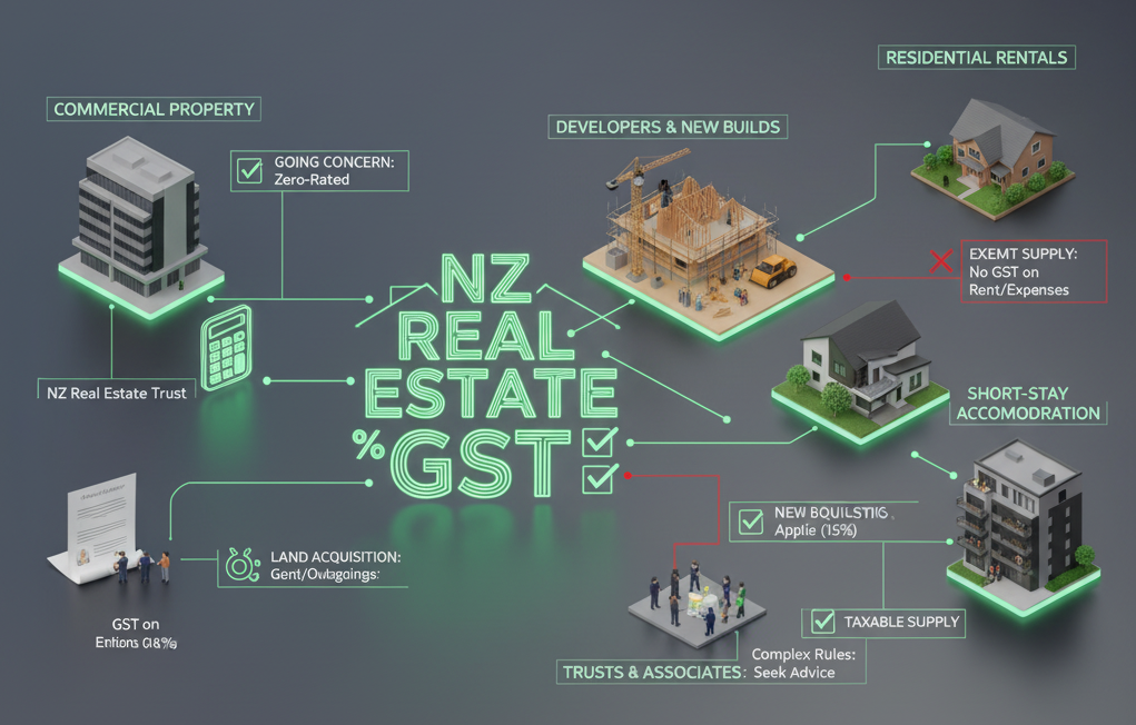 Navigating GST in New Zealand Real Estate – Real Estate Listings